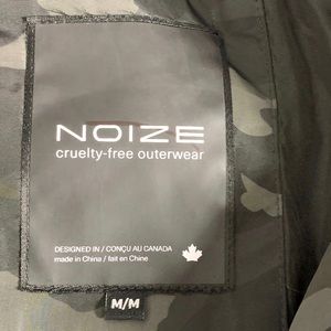 NOIZE Jackets & Coats | Noize Camo Quilted Removable Hoodie Bomber ...